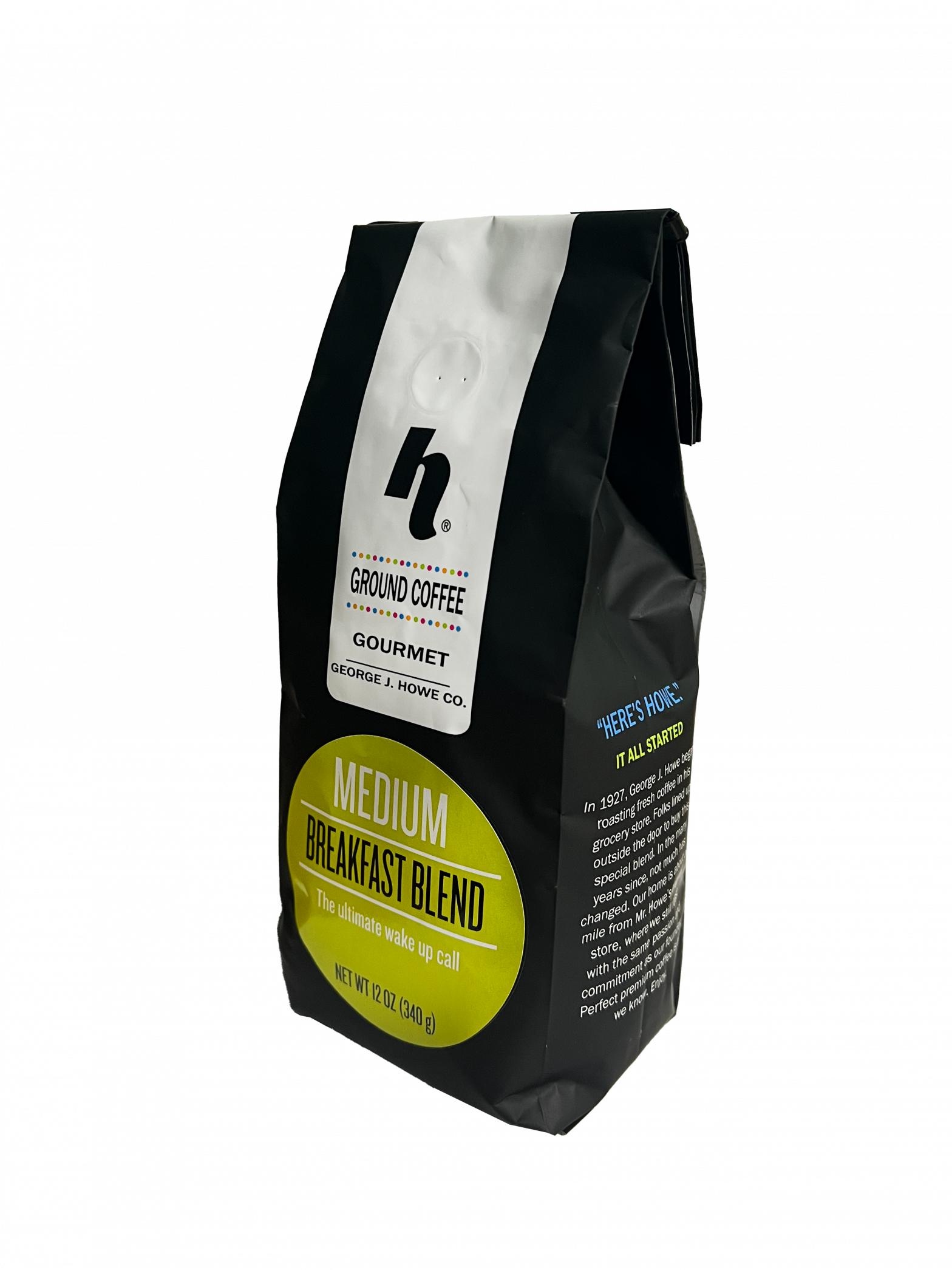 Howe Breakfast Blend Ground Coffee 6/12 OZ Case - Howe Wholesale