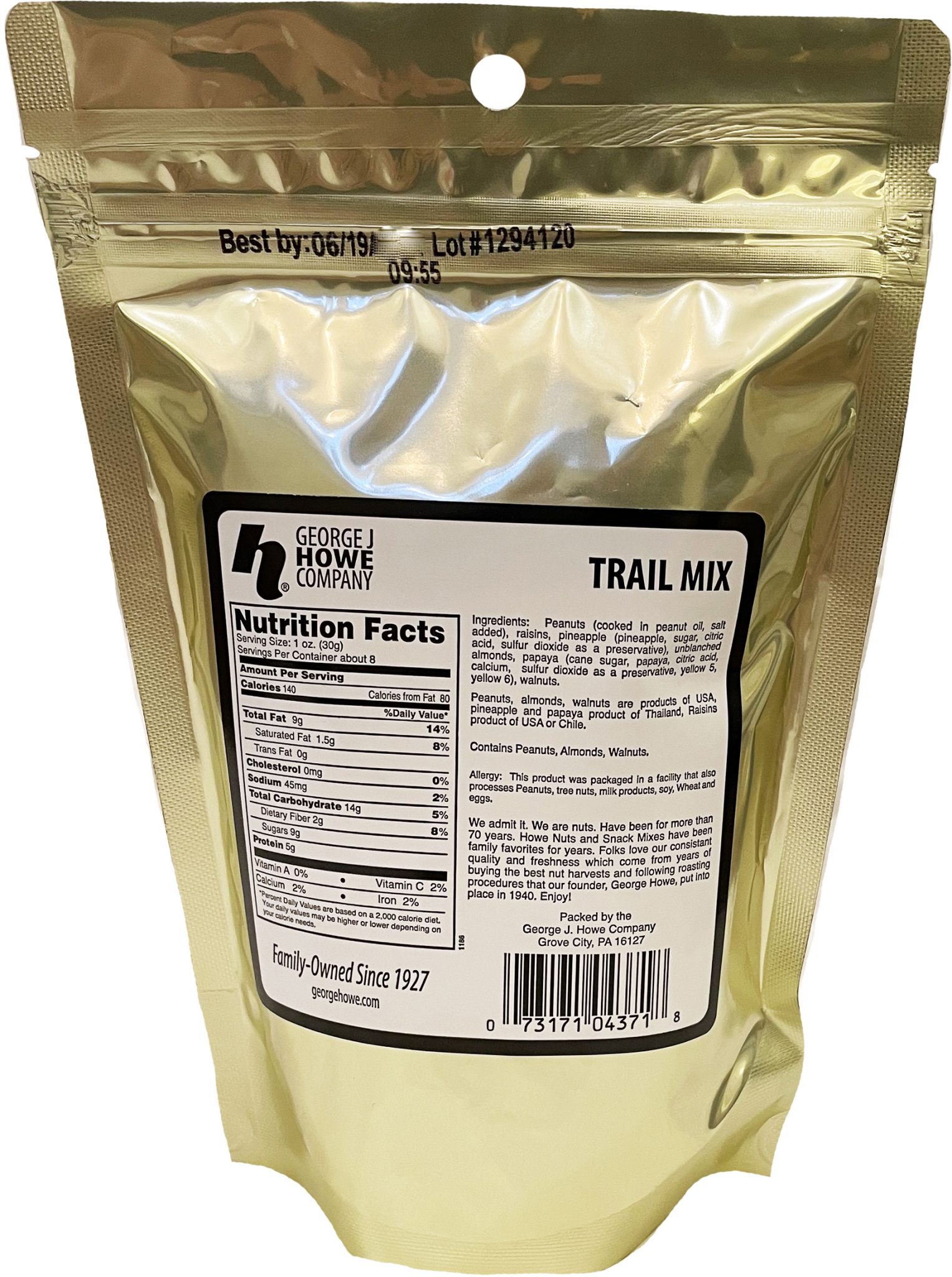 Howe Trail Mix 6/8 OZ Case - Howe Wholesale