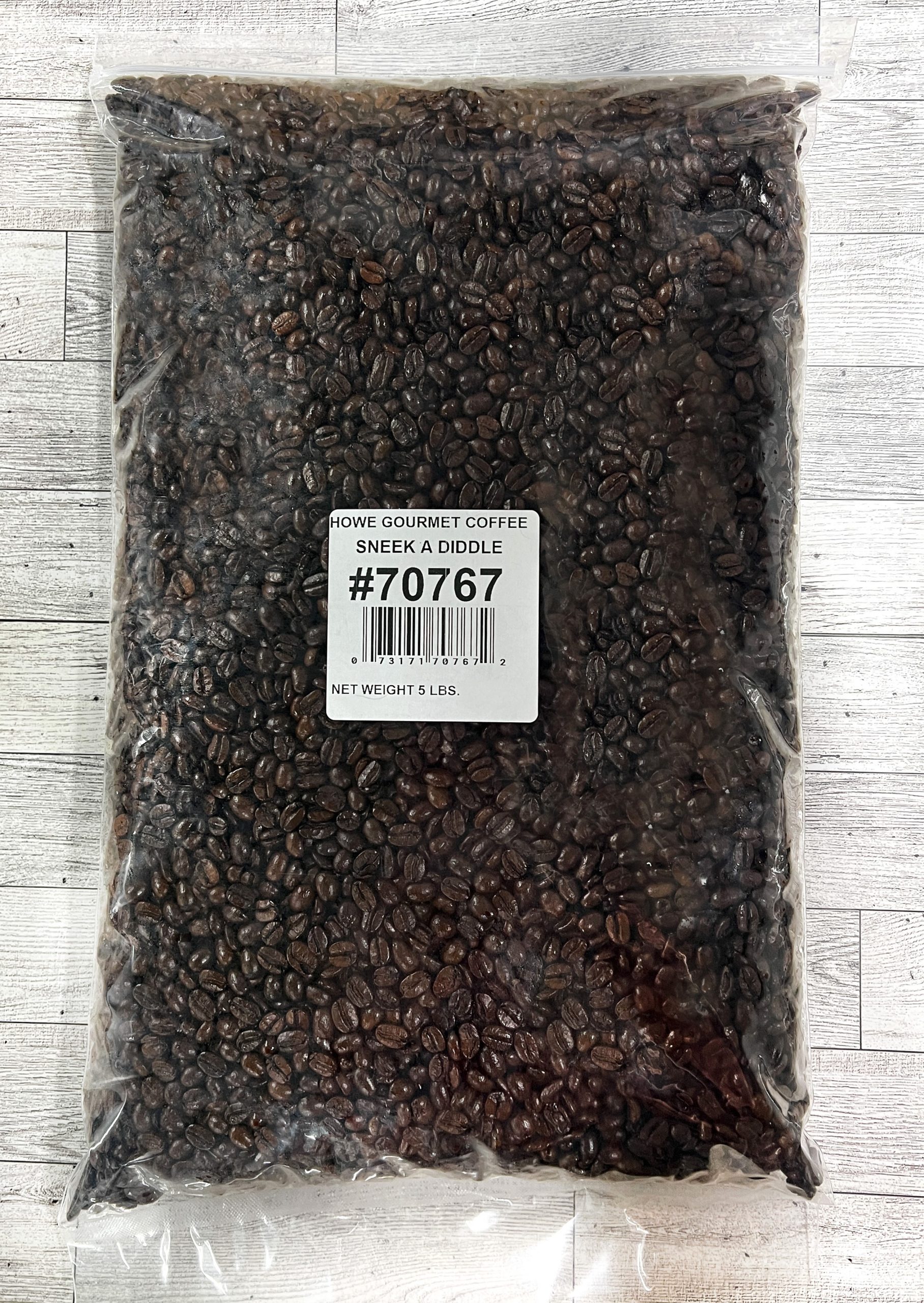 Howe Sneek-A-Diddle Whole Been Coffee 5 LB - Howe Wholesale